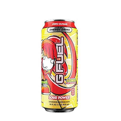 G Fuel Knuckles' Sour Power Energy Drink, 16 oz Cans, 12-pack – JerkyPro