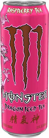 Monster Energy Dragon Iced Raspberry Tea, 23 Fl Oz (Pack of 12) – JerkyPro