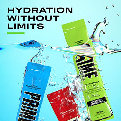 Prime Hydration+ Stick Pack | Electrolyte Drink Mix | 10% Coconut Wate ...