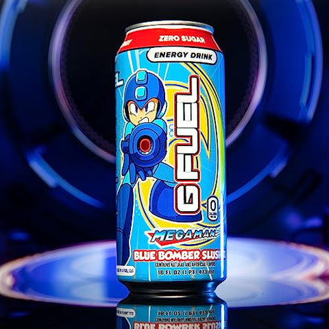 G Fuel Blue Bomber Slushee - Icy Blue Raspberry Slush Energy Drink Ins ...