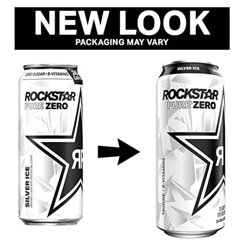 Rockstar Pure Zero Energy Drink,3 Flavor Pure Zero Variety Pack 1, 0 S ...
