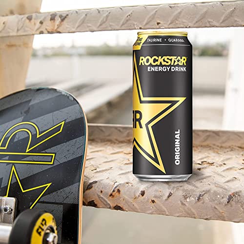 Rockstar Energy Drink, Original, 16oz Cans (12 Pack) (Packaging May Va ...