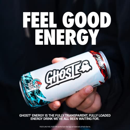 GHOST ENERGY x FAZE CLAN (FAZE POP) - Performance Energy Drink - 12-Pa ...