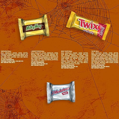 SNICKERS, TWIX, 3 MUSKETEERS & MILKY WAY Individually Wrapped Variety ...