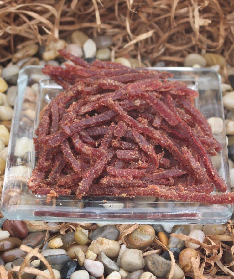 10 JerkyPro 1oz Peppered Shredded Beef Jerky Snack Packs